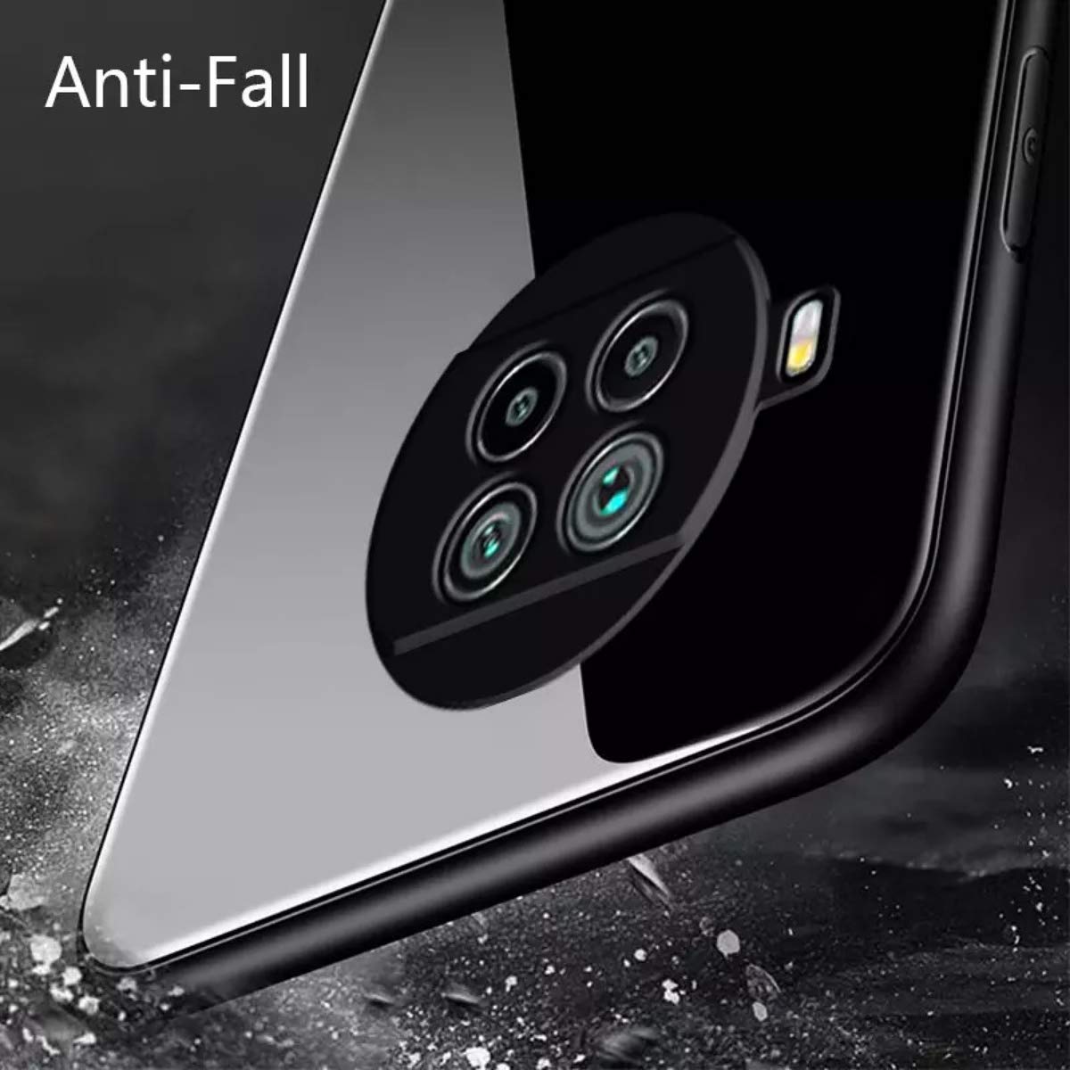 MOBILOVE Back Cover for Mi 10i 5G | Luxury Toughened Glass Cover with ...